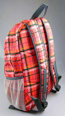 Watermelon red Speakers Backpack double bags with lattice fringes X-03