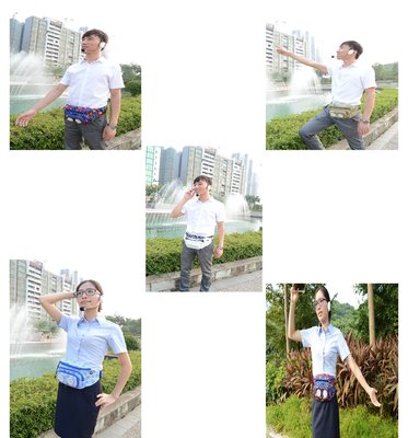 Runners Waist Pack  Waterproof Speaker Bag Purple or pink animal pattern Y-01