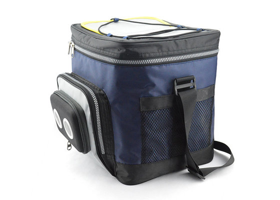 600D Nylon Speaker Cooler Bag With Radio , Picnic Lunch Bags With TF Card