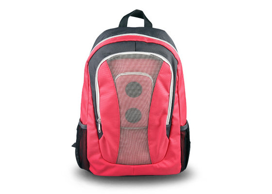 Multi Function 600D Nylon Backpack With Speakers , bluetooth speaker bag