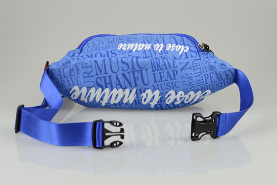 Sky blue  radio Waist speaker bag  with bluetooth letter pattern B-30,B-14,B-25,B-26
