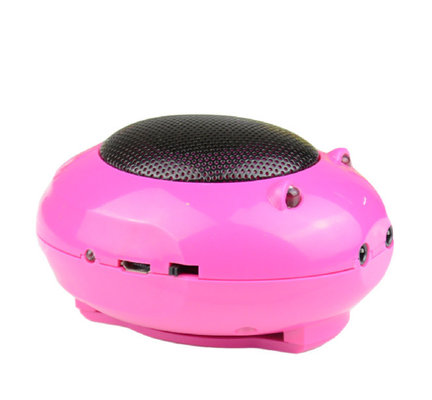 3W Portable mini bluetooth speakers rose red  3.35 inch X 2.56 inch X 2.17 inch T04