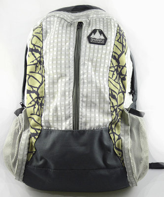 Comfortable Bluetooth Speaker Backpack silvery bottom surface with two naturals pattern Q-04