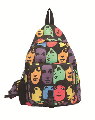 Colorful Mp3 Speaker bag triangle -face pattern light and convenient  M04