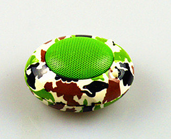 Green Portable Loudspeaker , Mini Portable Speaker 20HZ - 20K HZ T-09