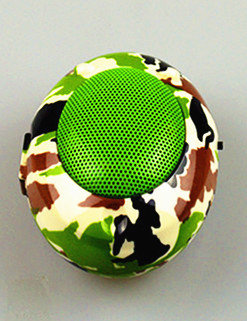 Green Portable Loudspeaker , Mini Portable Speaker 20HZ - 20K HZ T-09