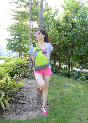 M-21single shoulder portable radio speakers travel bag , Waterproof , green , for outdoor