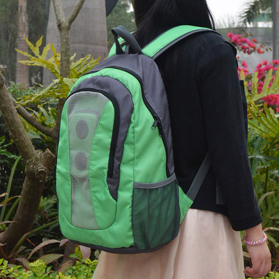 Double shoulder waterproof speaker bag Nylon with mp3 / bluetooth CF-01
