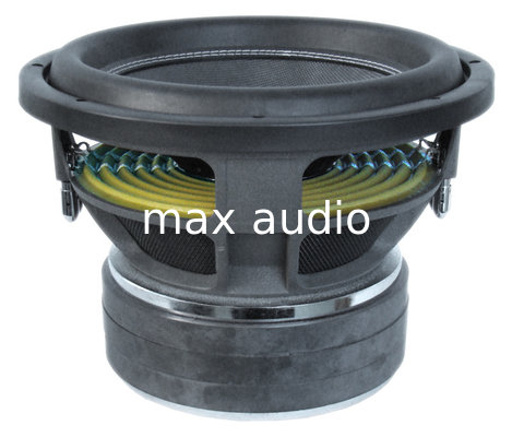 Grey  Powder Coating Frame SPL Car Audio Subwoofer , SPL 12 Inch Subwoofers