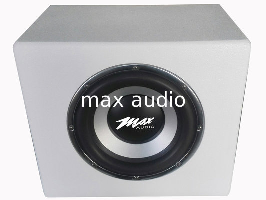10 Inch Powered Subwoofer Enclosure , Mid Range Speaker Enclosure Painted
