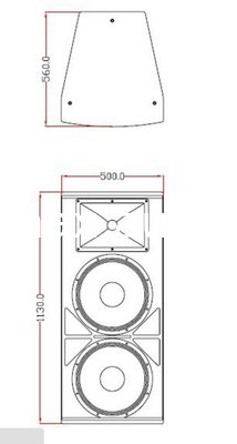 Dual High Power Professional Audio Speaker 3 way Loudspeaker For DJ