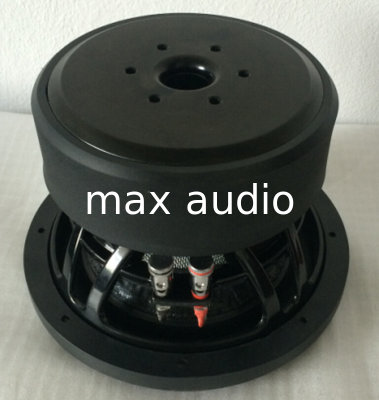 Triple Stacked High Power Speaker High Roll Foam Surround Black PP Dustcap