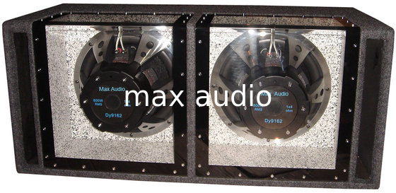 RMS 800W LED Illumination Car Subwoofer Enclosure Dual Bandpass