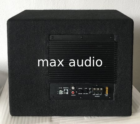 8 Inch Powered Car Subwoofer , RMS 280W Professional Audio Speakers