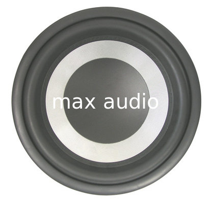 Black Aluminum Frame SPL Car Subwoofers Deep Bass Dual 2 OHM Impedance