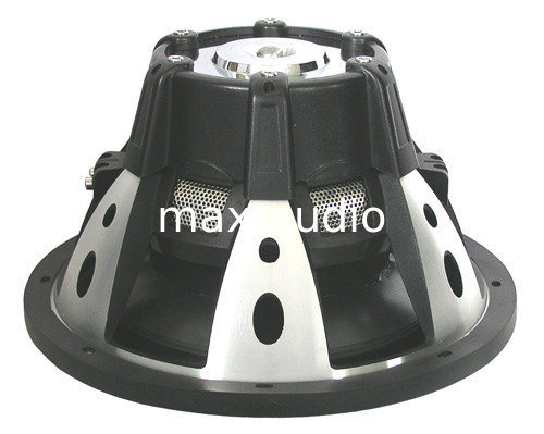 Rubber Magnet Cover 10" High Power Speaker Diamond - Cut Aluminum Frame