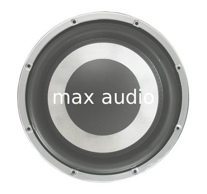 Chromed Frame 12 Inch SPL Subwoofers 2000W RMS Chromed T Plate For Car