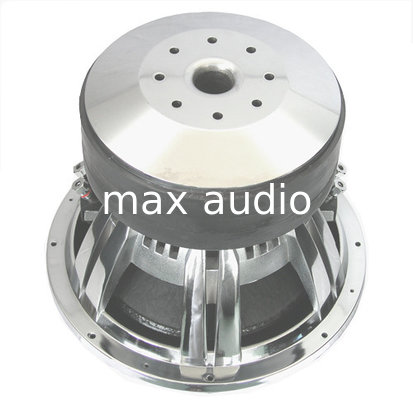 Chromed Frame 12 Inch SPL Subwoofers 2000W RMS Chromed T Plate For Car