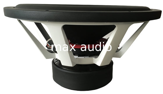 Deep Bass 21" SPL Car Subwoofers Chromed Washer T - Yoke Nonpressed Paper Cone