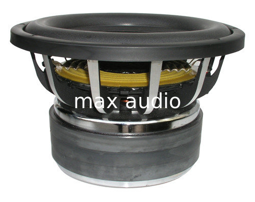 Aluminum Voice Coil 10" High Power Subwoofer , Car Speakers Subwoofer