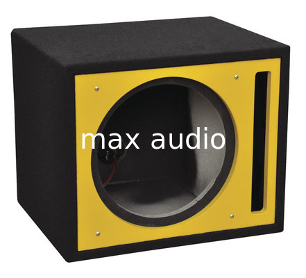 Colorful Painting Professional Subwoofer Box , Subwoofer Enclosure Box With Long Lead Wire