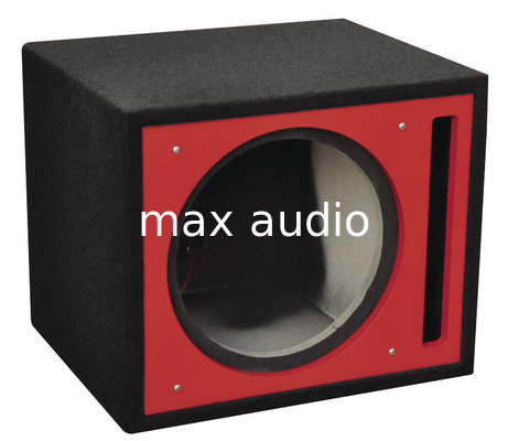 Colorful Painting Professional Subwoofer Box , Subwoofer Enclosure Box With Long Lead Wire