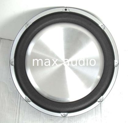 Deep Bass Metal Frame Car Slim Subwoofer With One Piece Flat Aluminum Cone