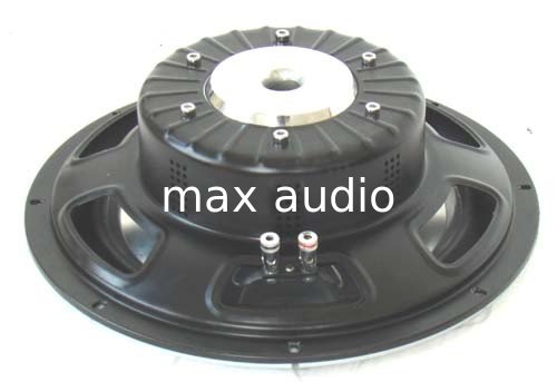Deep Bass Metal Frame Car Slim Subwoofer With One Piece Flat Aluminum Cone