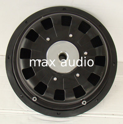 IMPP Cone Car Slim Subwoofer With Two Waves Rubber Surround Black