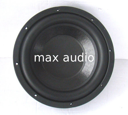 Big Foam Surround Competition Car Subwoofers Heavy - Duty Black