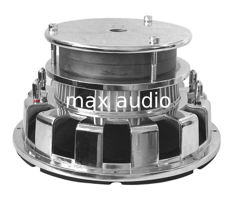 Foam Surround Auto Audio Speakers Black Die - Cast Aluminum Frame