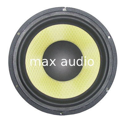 Yellow Twin Terminals Mid Range Speakers Heavy Motor Structure