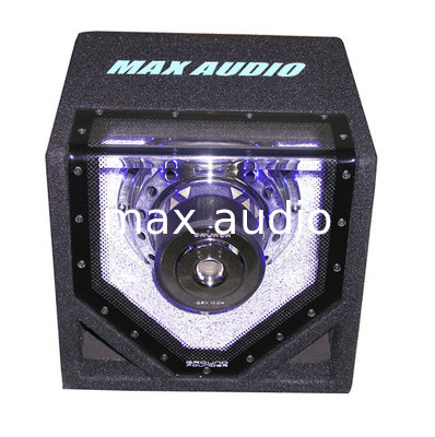 Black Car Speaker Boombox Single Bandpass System 31 x 29 x 38 Cm