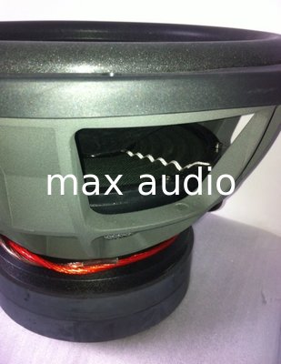 3000W Rms Competition Car Subwoofer with Flat Aluminum Voice Coil and high roll foam surround