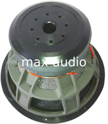 3000W Rms Competition Car Subwoofer with Flat Aluminum Voice Coil and high roll foam surround