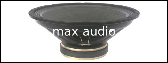 Black Professional Audio Speakers RMS 500W With Cloth Edge 18 Inch