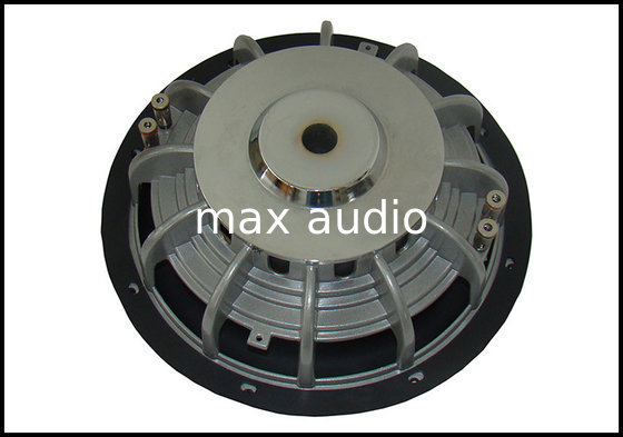 Non - Pressed Paper Cone Car Slim Subwoofer With Silver Santin Metal Frame