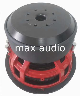 subwoofer with triple magnet dual voice coil, high roll foam surround, non-pressed paper cone
