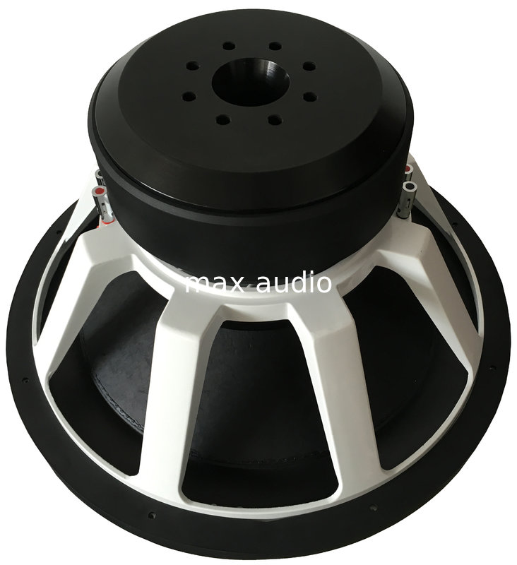 Deep Bass 21" SPL Car Subwoofers Chromed Washer T - Yoke Nonpressed Paper Cone