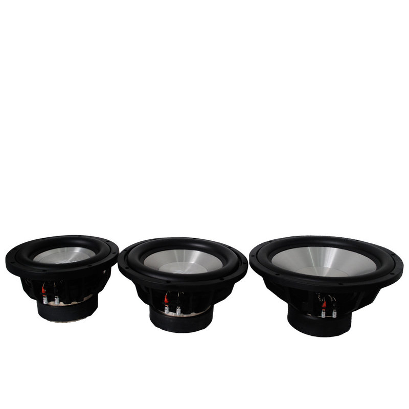High Power Car Subwoofers Dual 2 OHM 10 Inch Car Subwoofer, dimond-cut aluminum frame, aluminum cone