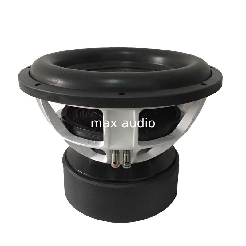 RMS 3000 Watts 4" flat Dual voice coil Real Kevlar cone Competition car powered subwoofer