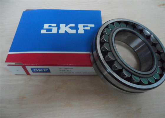 Rodamiento de rodillos esférico doble de la fila SKF 22215 E con la jaula de cobre amarillo/la jaula de acero