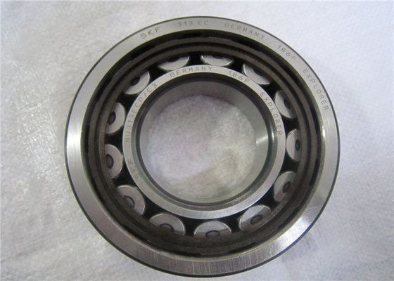 P0 / P6 Single Row Cylindrical Roller Bearing NU313ECP C3 With Nylon Cage