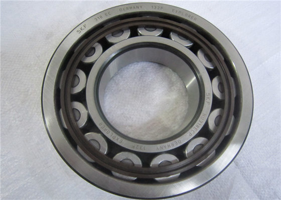 NU318ECP Cylindrical Roller Bearing With Single Row For Steel / Mining Industry
