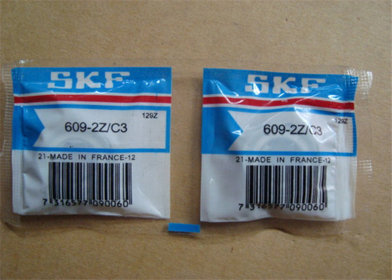  Miniature Deep Groove Ball Bearing 609-2Z / C3 For Mining , Low Friction