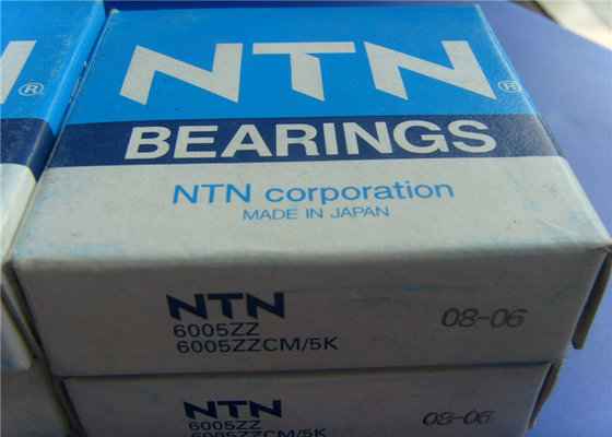 High Speed P2 Deep Groove Ball Bearing NTN 6005 Z With ABEC3 , Z Seals