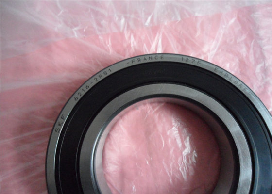 Sealed P5 Deep Groove Ball Bearing  6216-2RS1 With Single Row , 140mm OD