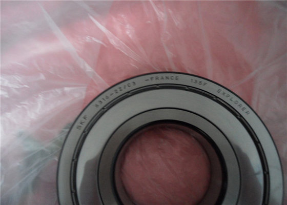 ABEC1 Automobile Deep Groove Ball Bearing 6316-2Z C3 , High Performance