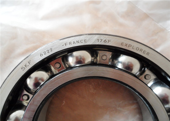 Single Row Deep Groove Ball Bearing 6210-Z C3 For Truck , High Temperature