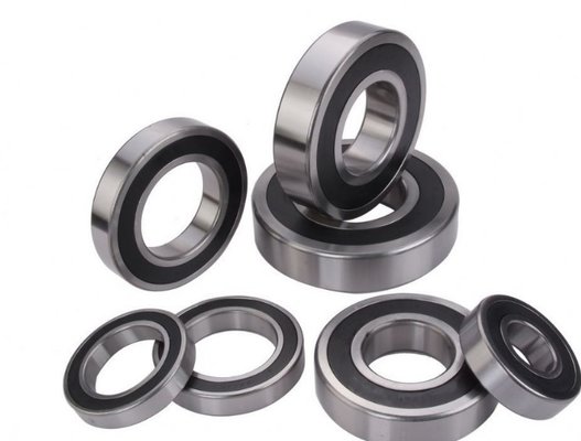 Fila profunda 6210-2RSR del rodamiento de bolitas del surco de SKF sola para el instrumento de precisión